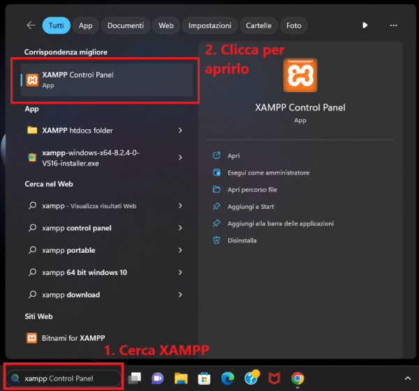 Installare PHP, Apache e MySQL in locale con XAMPP - Michele Mincone