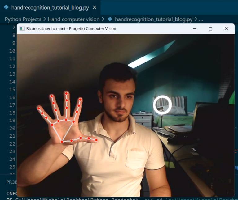 Python e OpenCV: riconoscere le mani e la gestualità - Michele Mincone