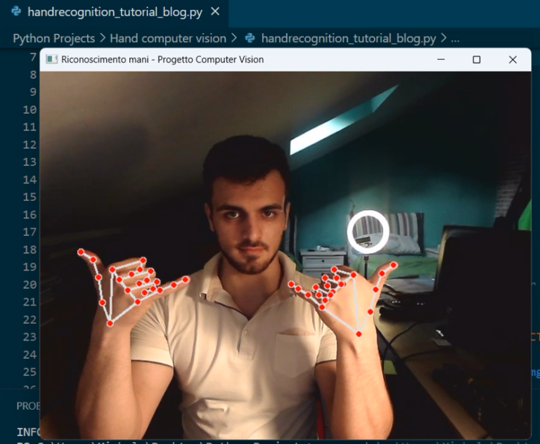 Python e OpenCV: riconoscere le mani e la gestualità - Michele Mincone